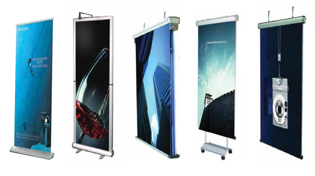 Scrolling Banner Stands – KolorBrix